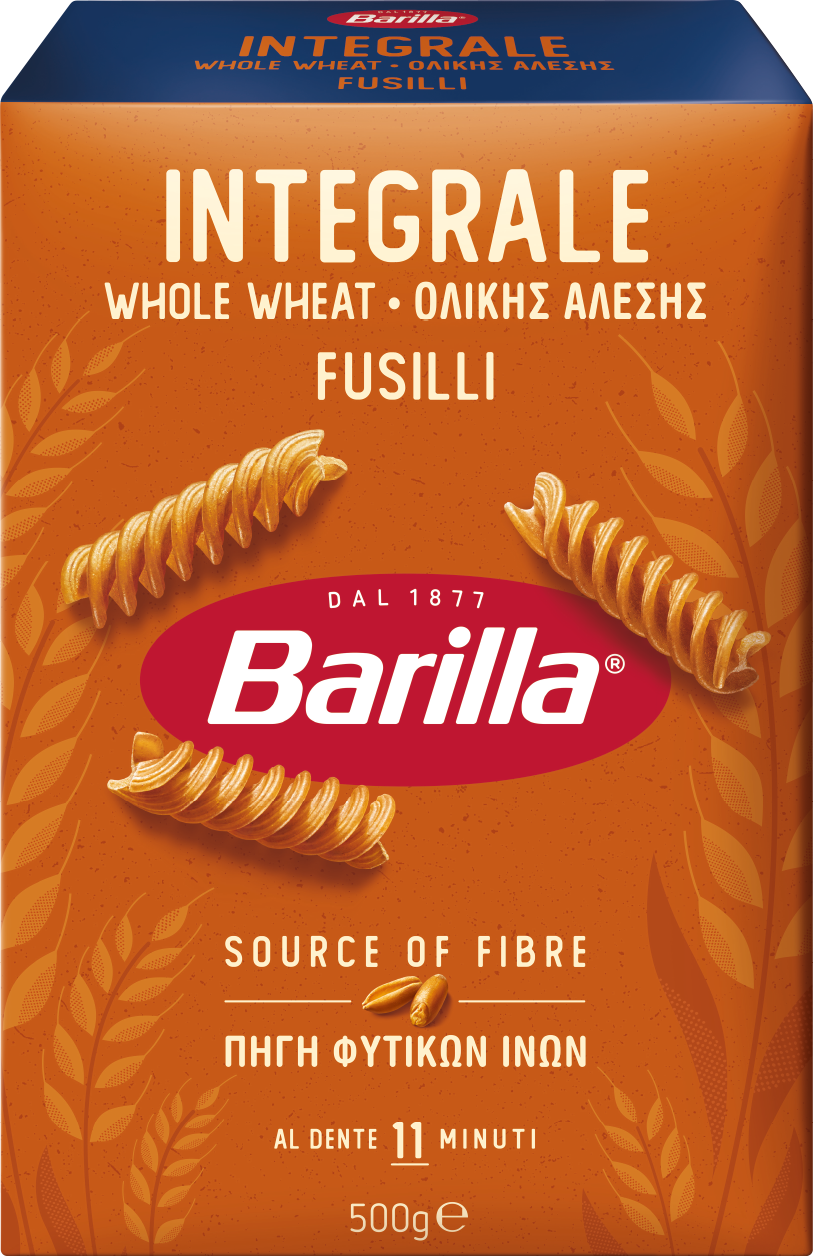 FUSILLI ΟΛΙΚΗΣ ΑΛΕΣΕΩΣ ΜΕ ΝΤΟΜΑΤΙΝΙΑ, ΜΟΤΣΑΡΕΛΑ ΚΑΙ ΒΑΣΙΛΙΚΟ | Barilla ...