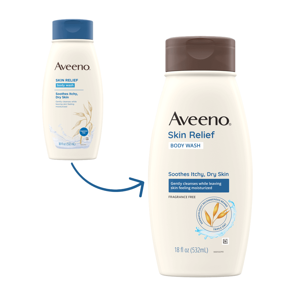 Skin Relief Fragrance Free Body Wash Sensitive Skin Aveeno
