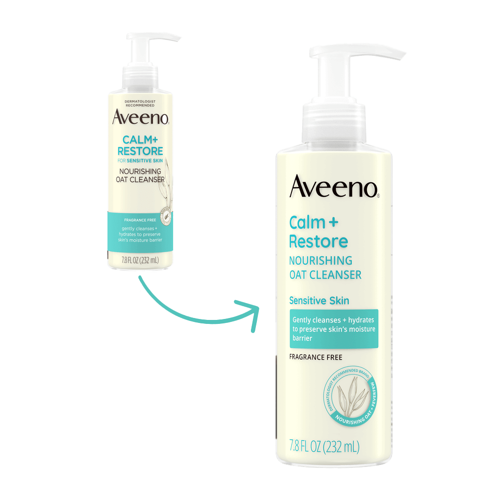 Aveeno wash face store