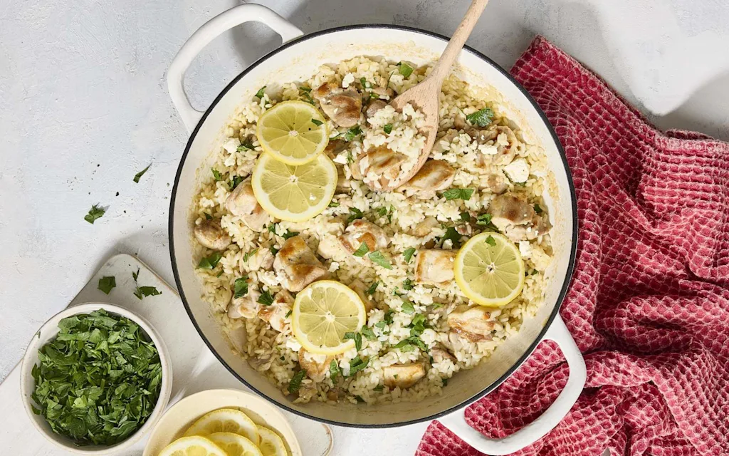 One Pan Garlic Chicken & Rice - Campbell’s Australia