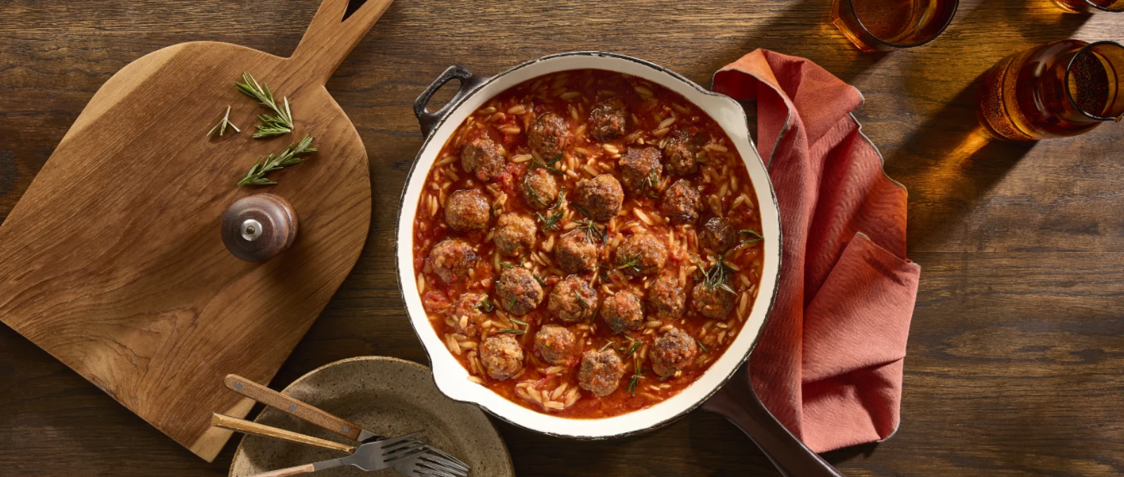 Delicious Meatballs & Tomato Risoni Recipe - Campbell’s Australia