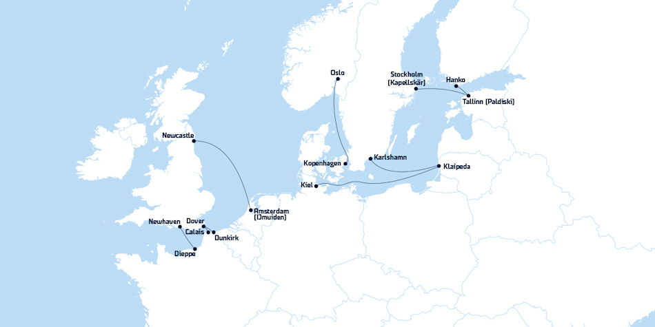 Przeprawy promowe | DFDS