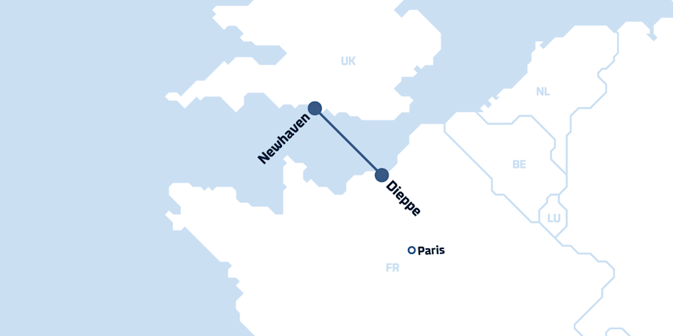 Ferries from Newhaven to Dieppe | Ferries to France | DFDS