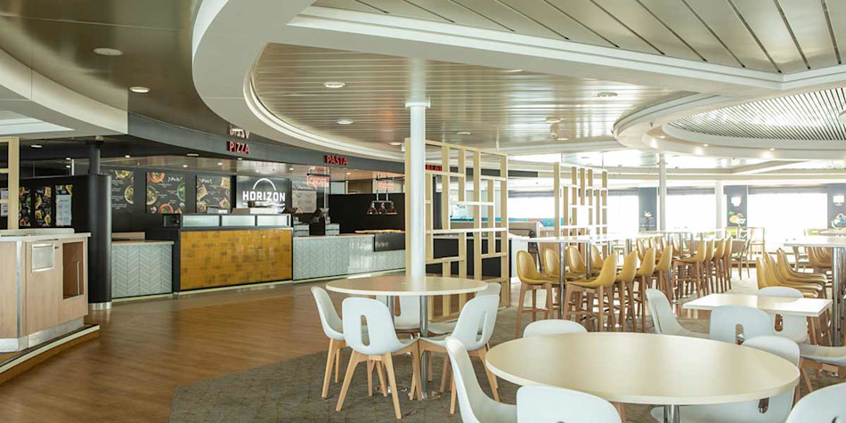 Horizon Restaurant | Dover to Calais | DFDS
