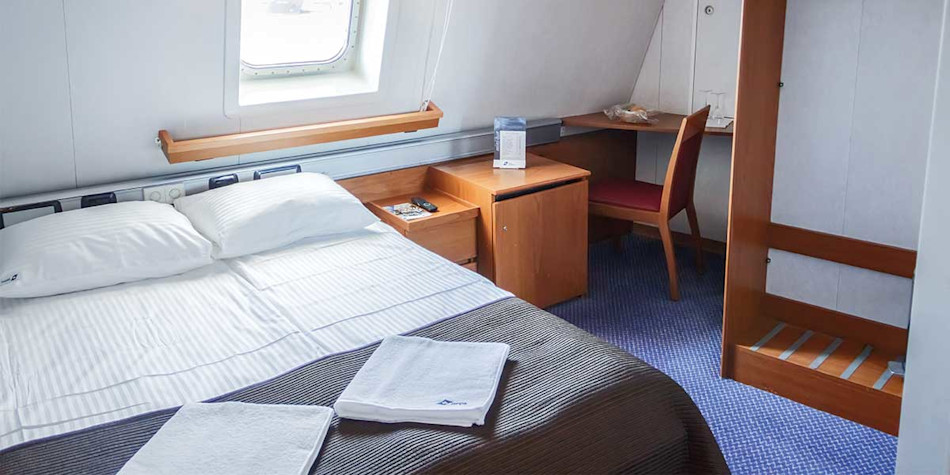 Commodore de Luxe-hytter | Klaipeda till Karlshamn | DFDS
