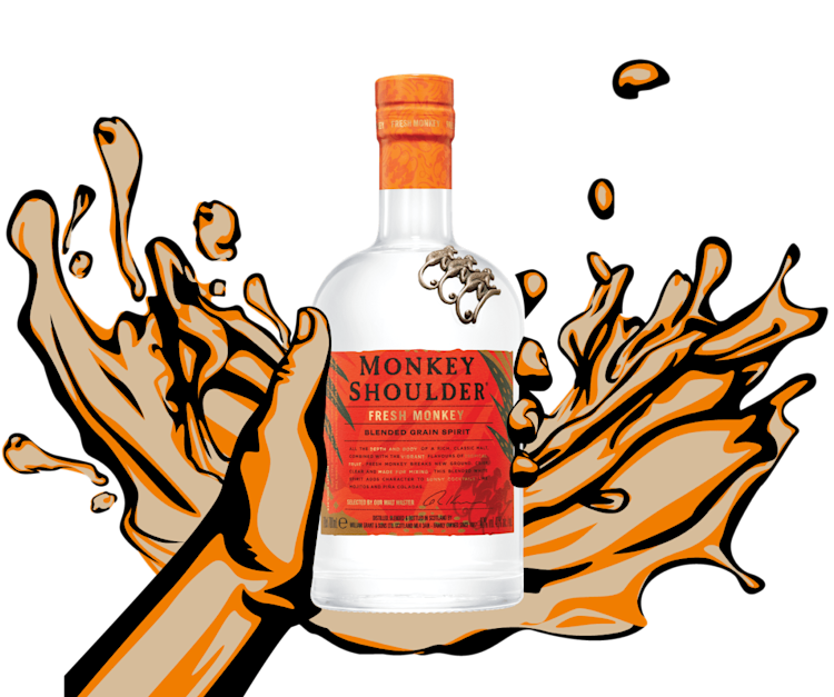 Fresh Monkey Three Grain Malt Spirit Blend | Monkey Shoulder