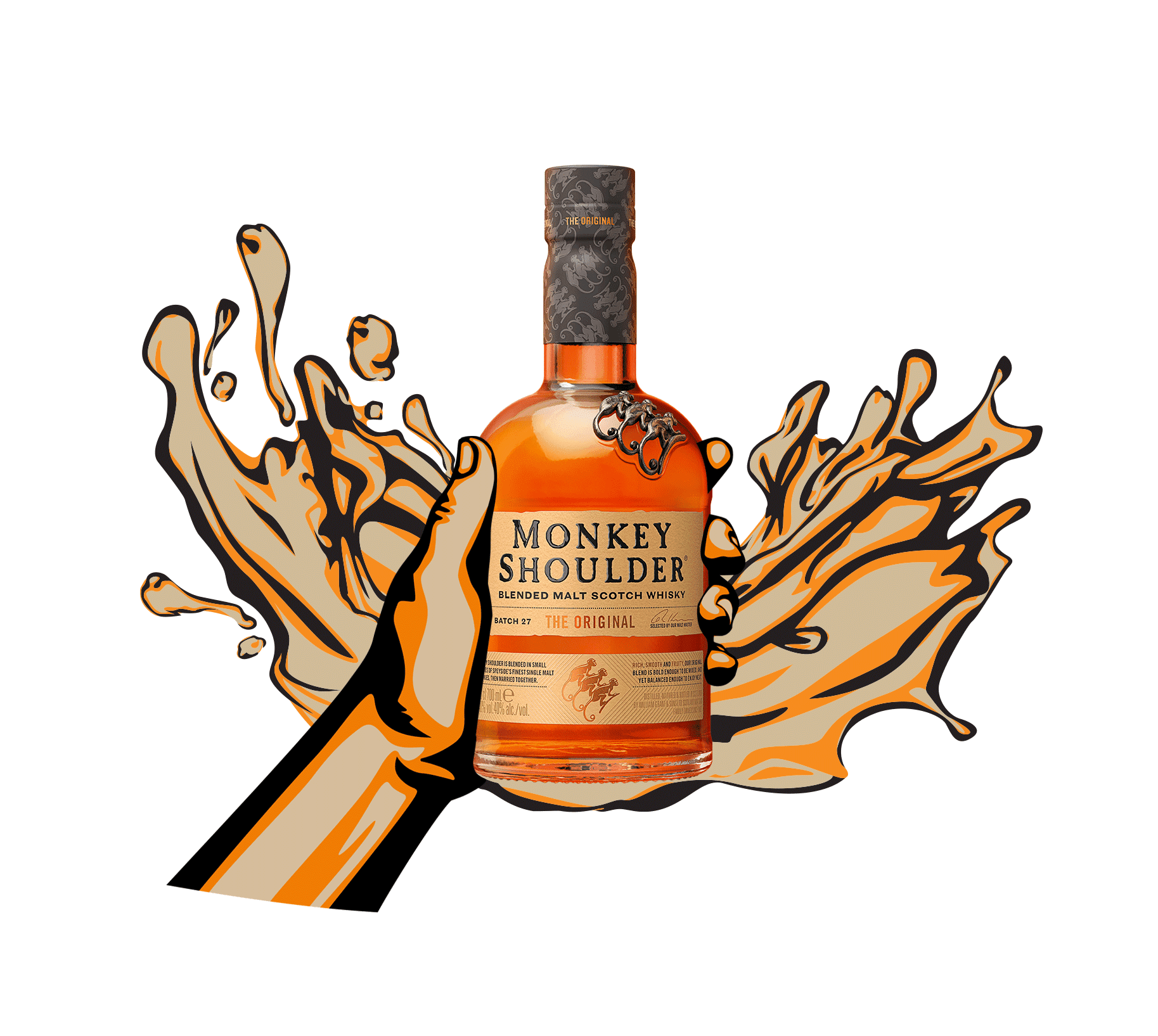 Monkey Shoulder Original | Blended malt scotch whisky du Speyside | Monkey Shoulder