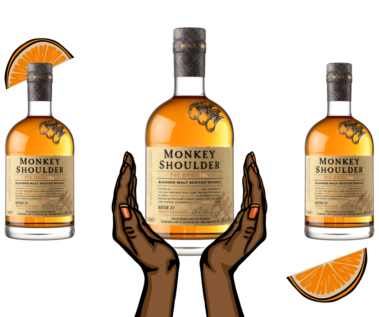 Monkey Shoulder Original Blended Malt Speyside Scotch Whisky | Monkey ...