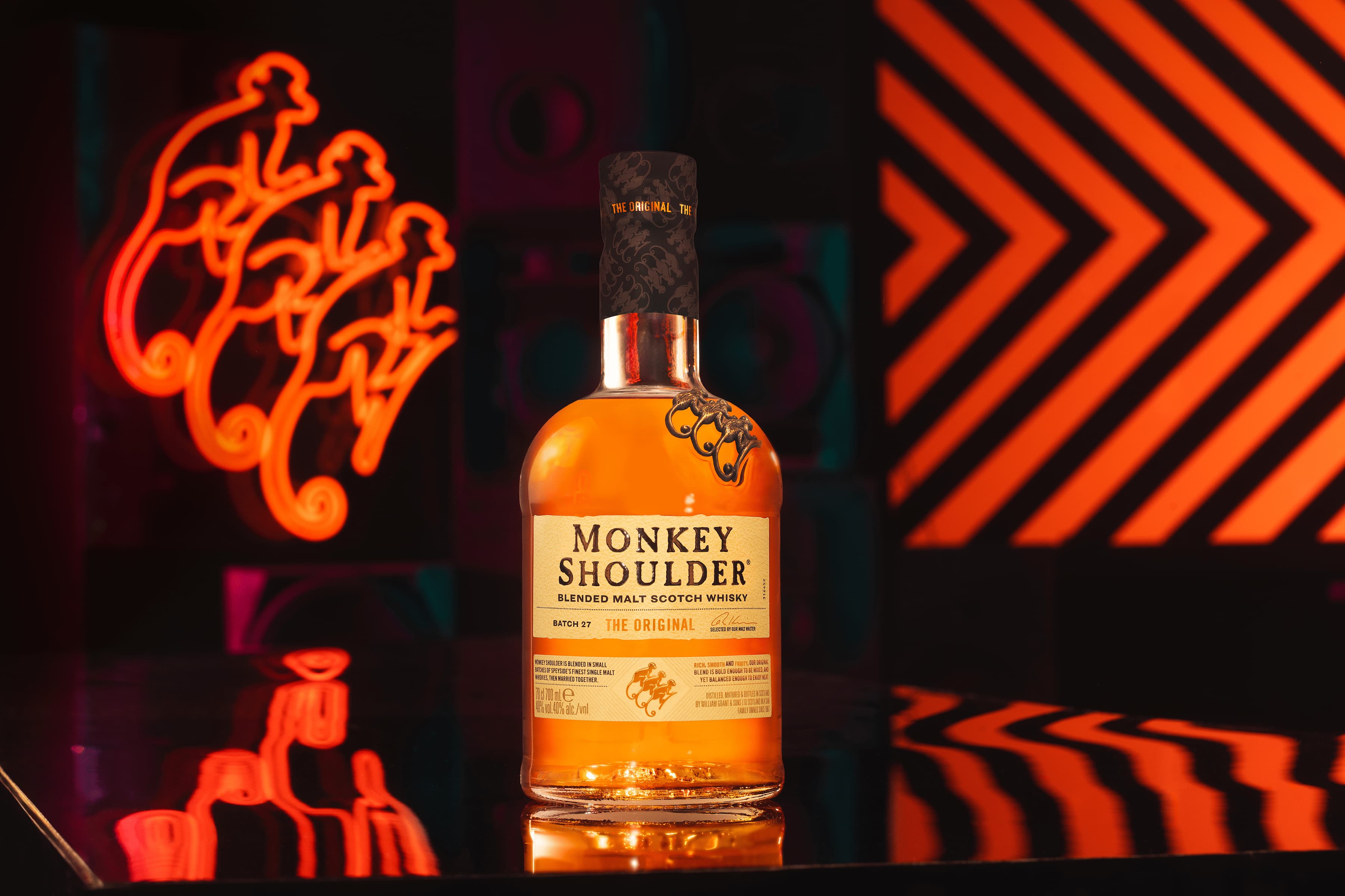Monkey Shoulder Original Blended Malt Speyside Scotch Whisky | Monkey Shoulder