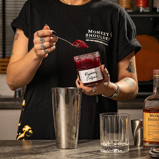 Monkey Jam Sour Strawberry Whisky Cocktail | Monkey Shoulder | Monkey ...