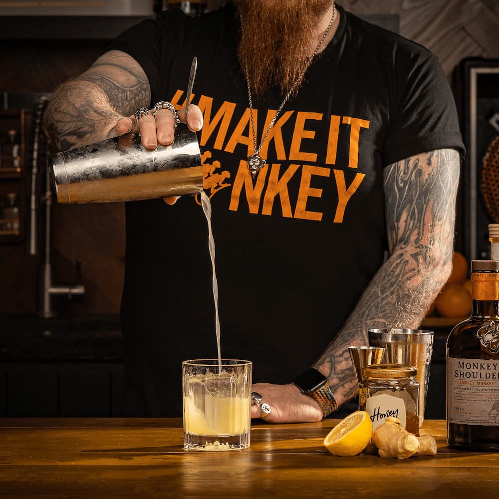 Penicillin Honey & Ginger Whisky Cocktail | Monkey Shoulder | Monkey ...