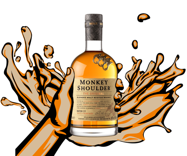 Monkey Shoulder Original Blended Malt Speyside Scotch Whisky | Monkey ...