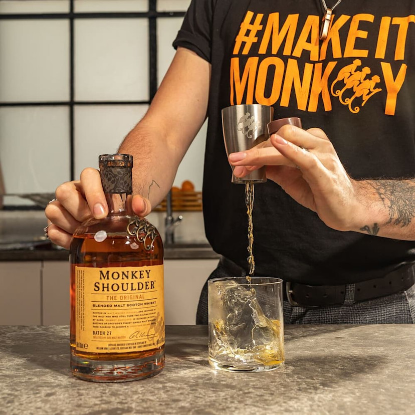Monkey Splash Scotch Whisky Soda Cocktail | Monkey Shoulder