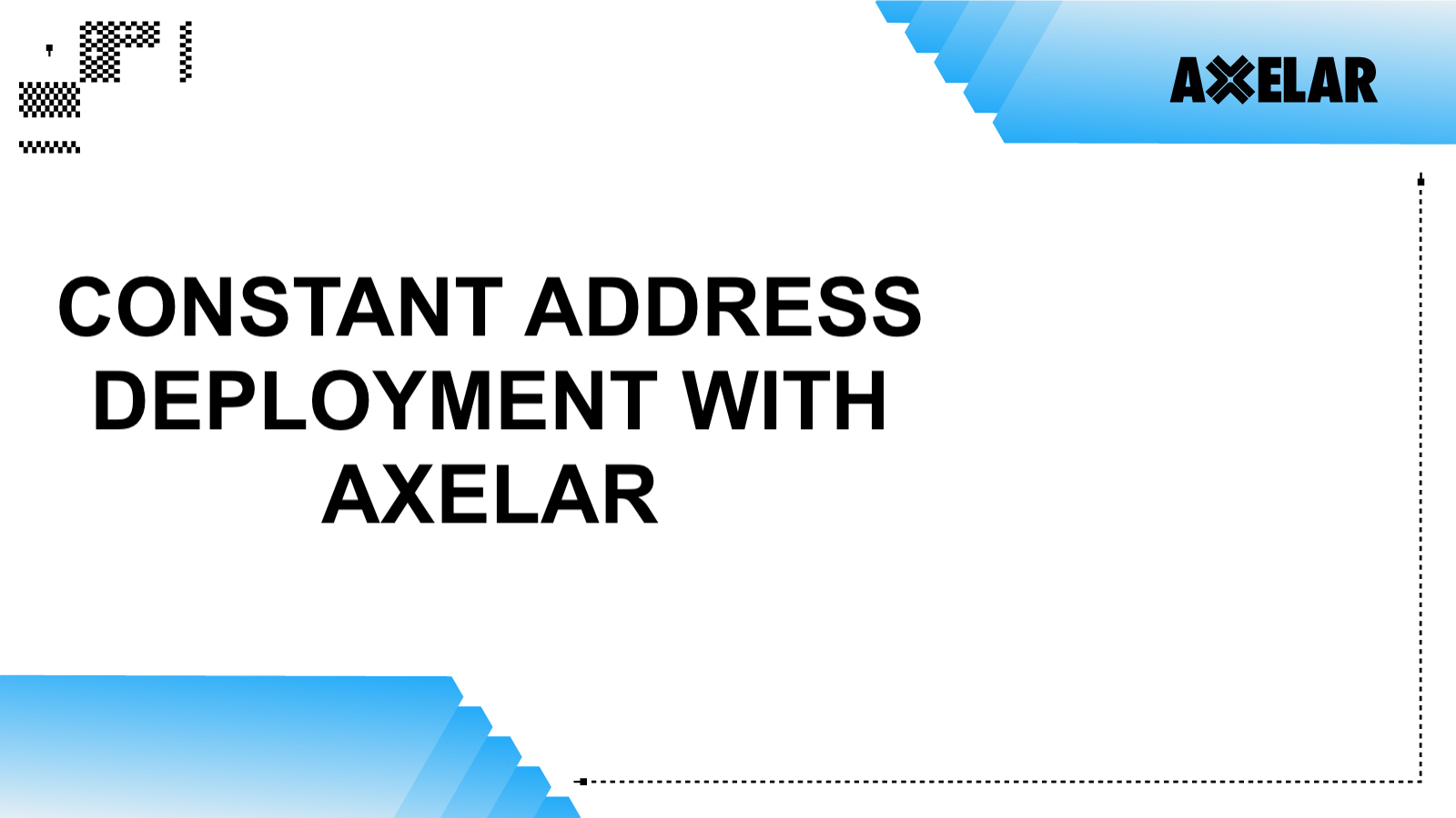 How to Deploy an Application With the Same Address Cross-Chain