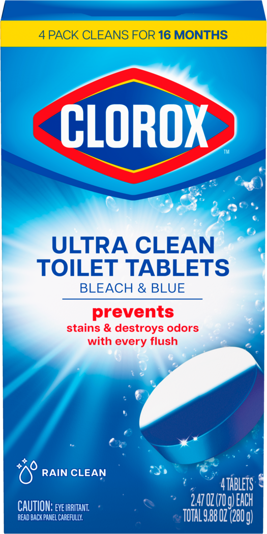 Clorox™ Bleach & Blue Automatic Toilet Bowl Cleaner Tablets
