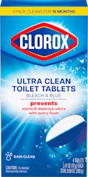 Clorox™ Bleach & Blue Automatic Toilet Bowl Cleaner Tablets | Clorox™