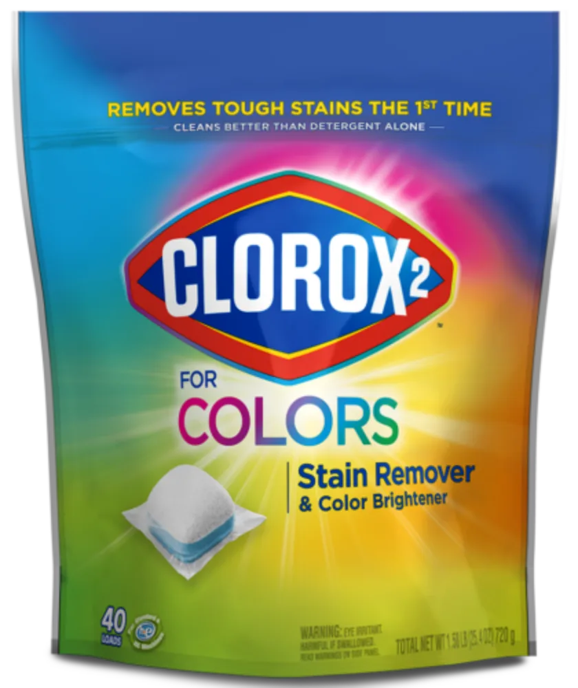 Clorox 2™ Laundry Color-Safe Bleach Stain Remover Packs