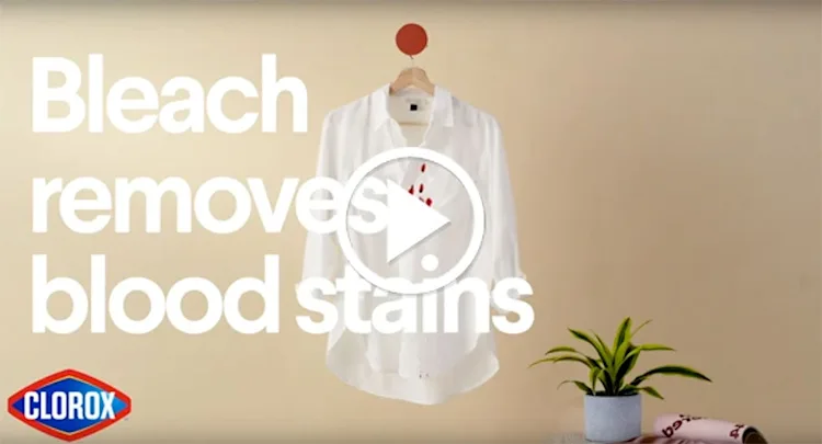 How to Remove Blood Stains from Clothes With Bleach | Clorox™