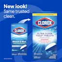 Clorox™ Bleach & Blue Automatic Toilet Bowl Cleaner Tablets | Clorox™