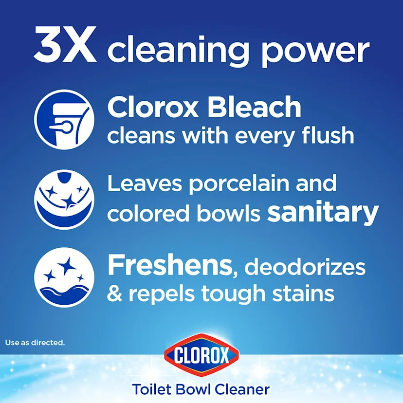 Clorox™ Bleach & Blue Automatic Toilet Bowl Cleaner Tablets