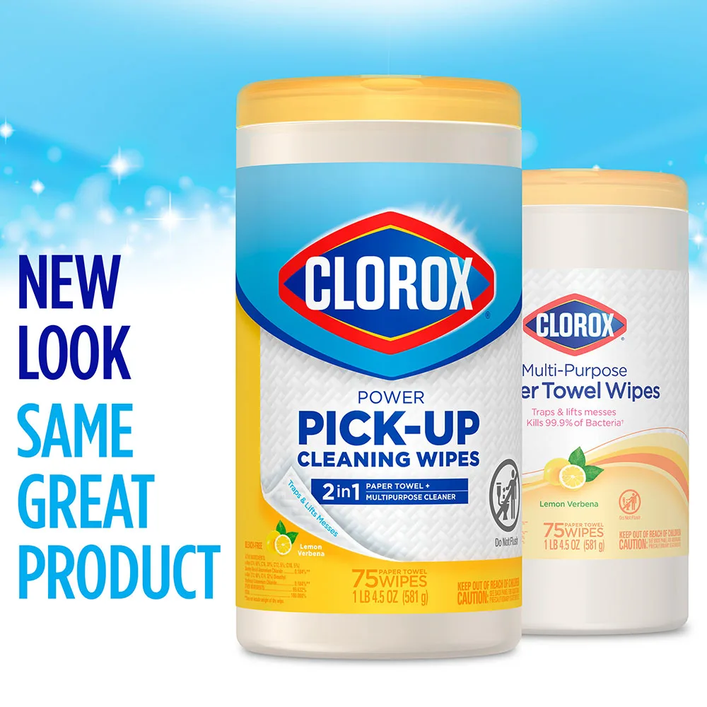 Clorox™ Power Pick-Up Cleaning Wipes | Scented