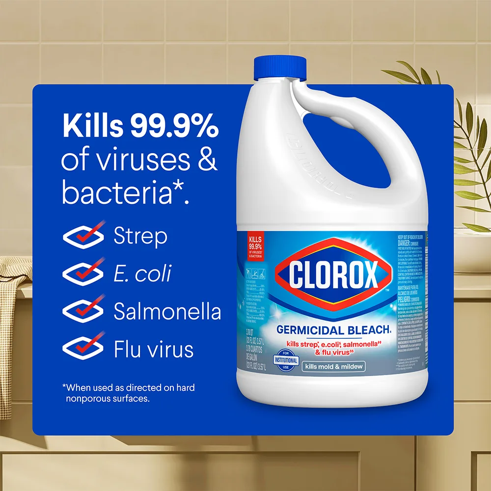 Clorox® Germicidal Bleach~4~ Cleaner - Concentrate | Unscented