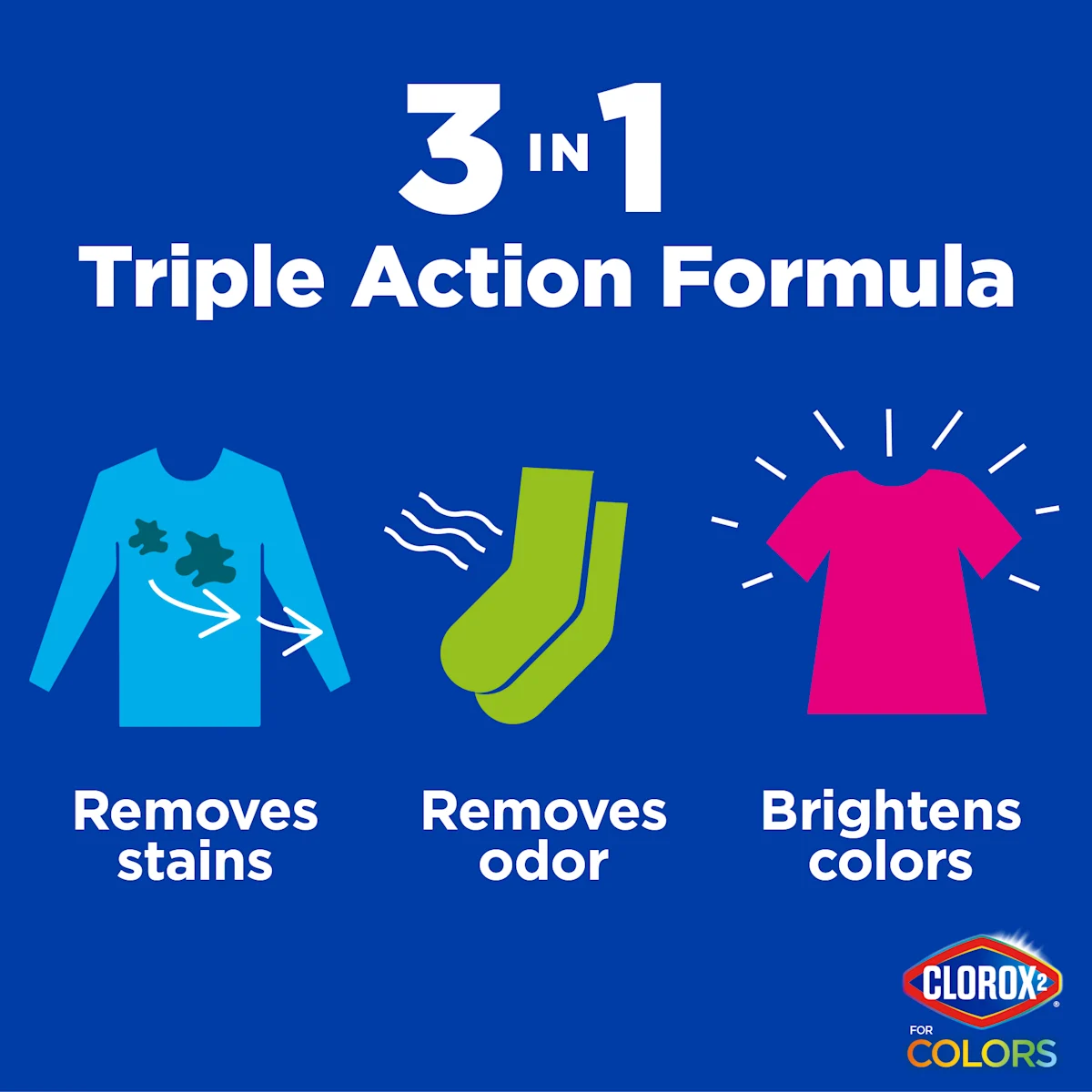Clorox 2™ for Colors Chlorine-Free Stain Remover Powder | Clorox™