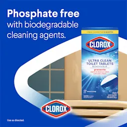 Clorox™ Bleach & Blue Automatic Toilet Bowl Cleaner Tablets | Clorox™