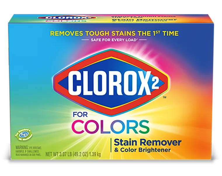 Clorox 2™ for Colors Chlorine-Free Bleach for Colors Stain Remover Powder