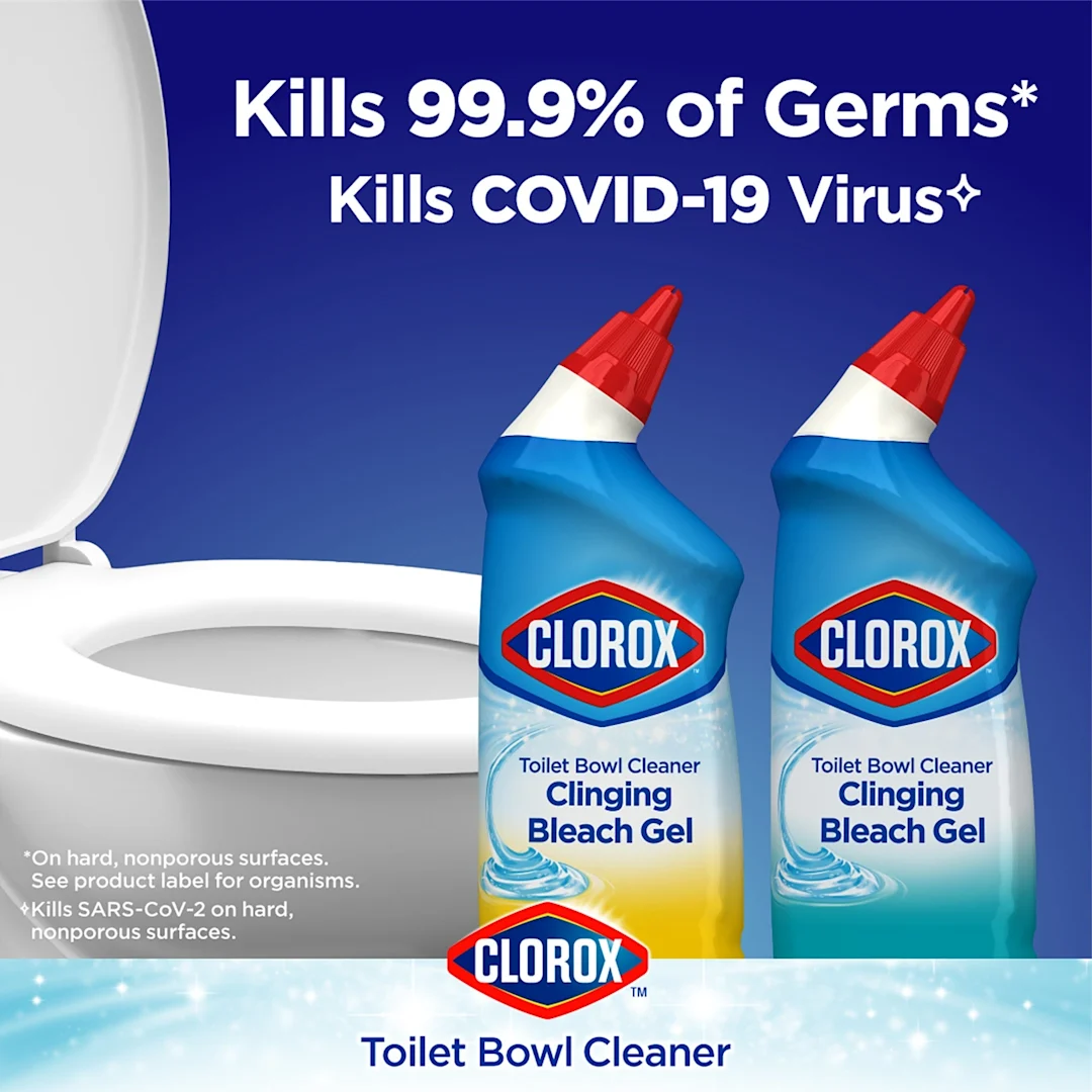 Clorox® Bleach Toilet Bowl Cleaning Gel