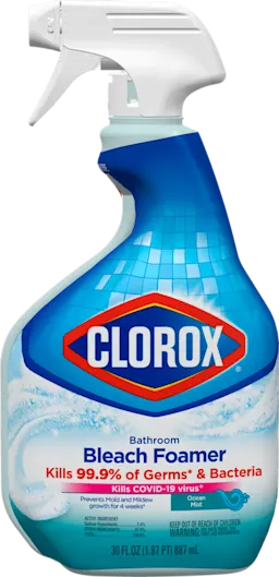 Bathroom Foaming Bleach and Grout Cleaner| Ocean Mist | Clorox®