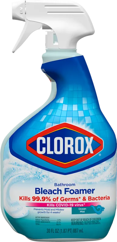 Bathroom Foaming Bleach and Grout Cleaner| Ocean Mist | Clorox®