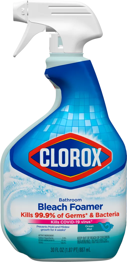 Bathroom Foaming Bleach And Grout Cleaner Ocean Mist Clorox®