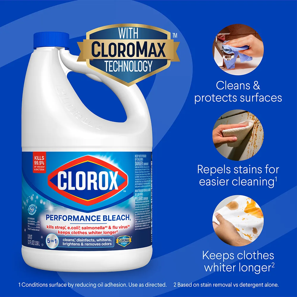 Clorox™ CLOROMAX® Performance Bleach~2~ - Concentrate | Unscented