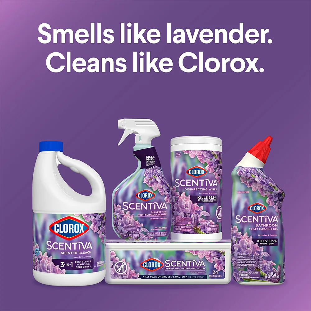 Clorox™ Scentiva™ Scented Bleach - Concentrate | Lavender & Jasmine