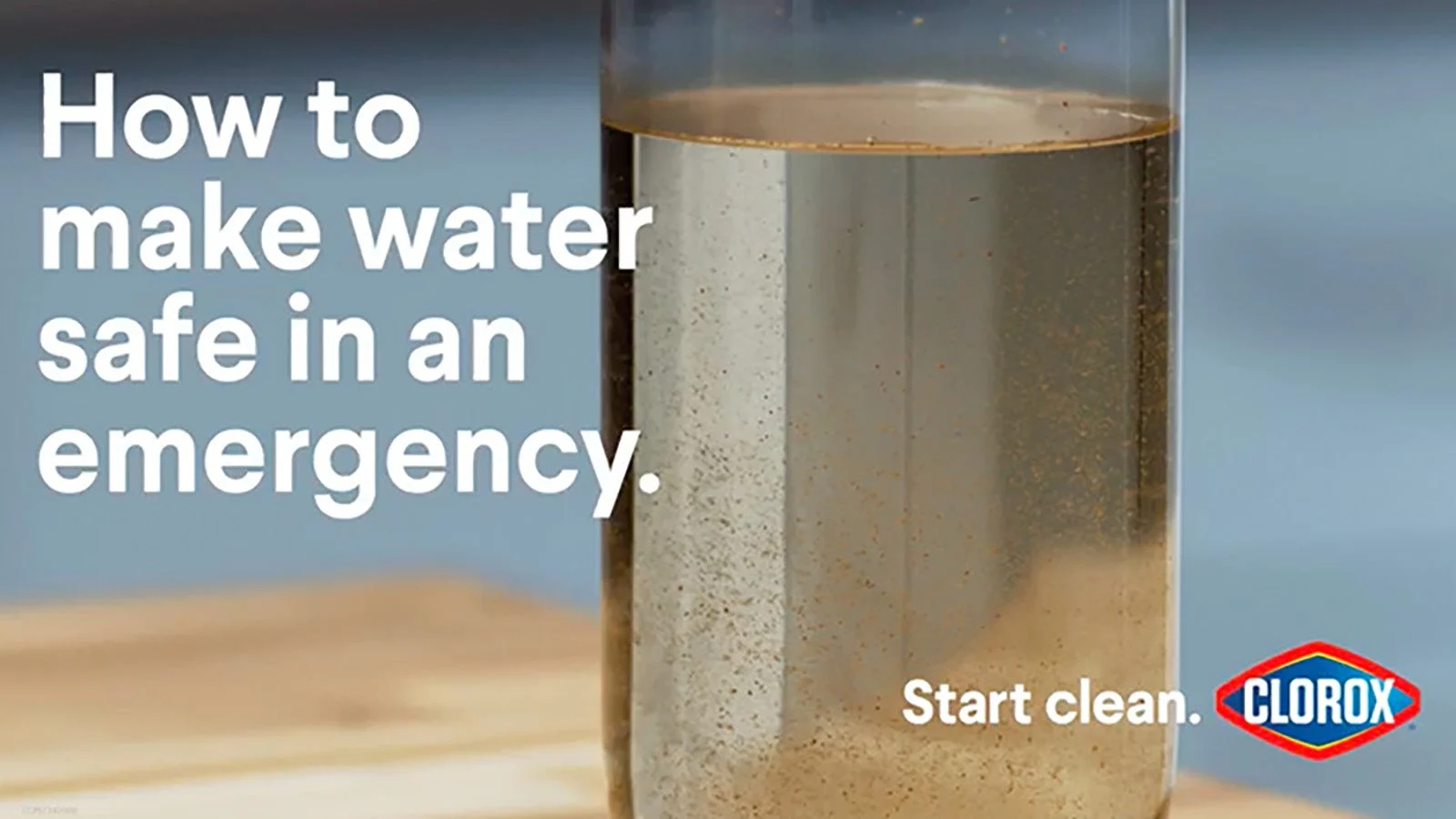 How to Disinfect and Purify Drinking Water with Bleach | Clorox™