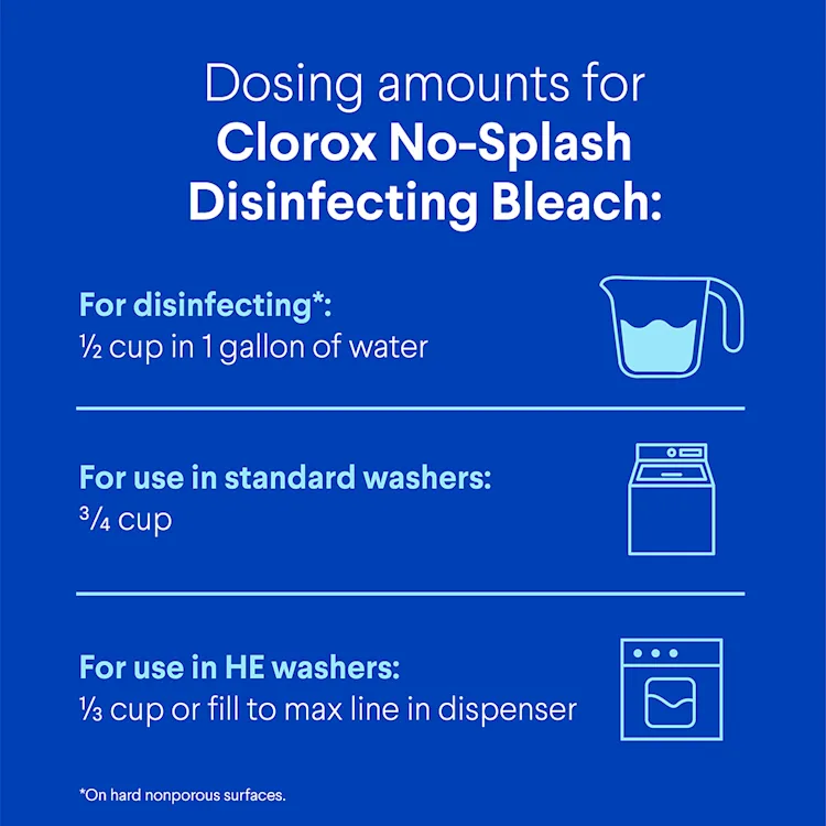 Clorox® No-Splash Disinfecting Bleach