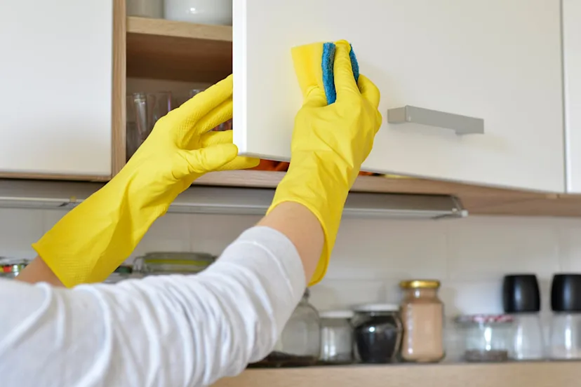 How to Clean Kitchen Cabinets to Remove Stickiness & Grease | Clorox™