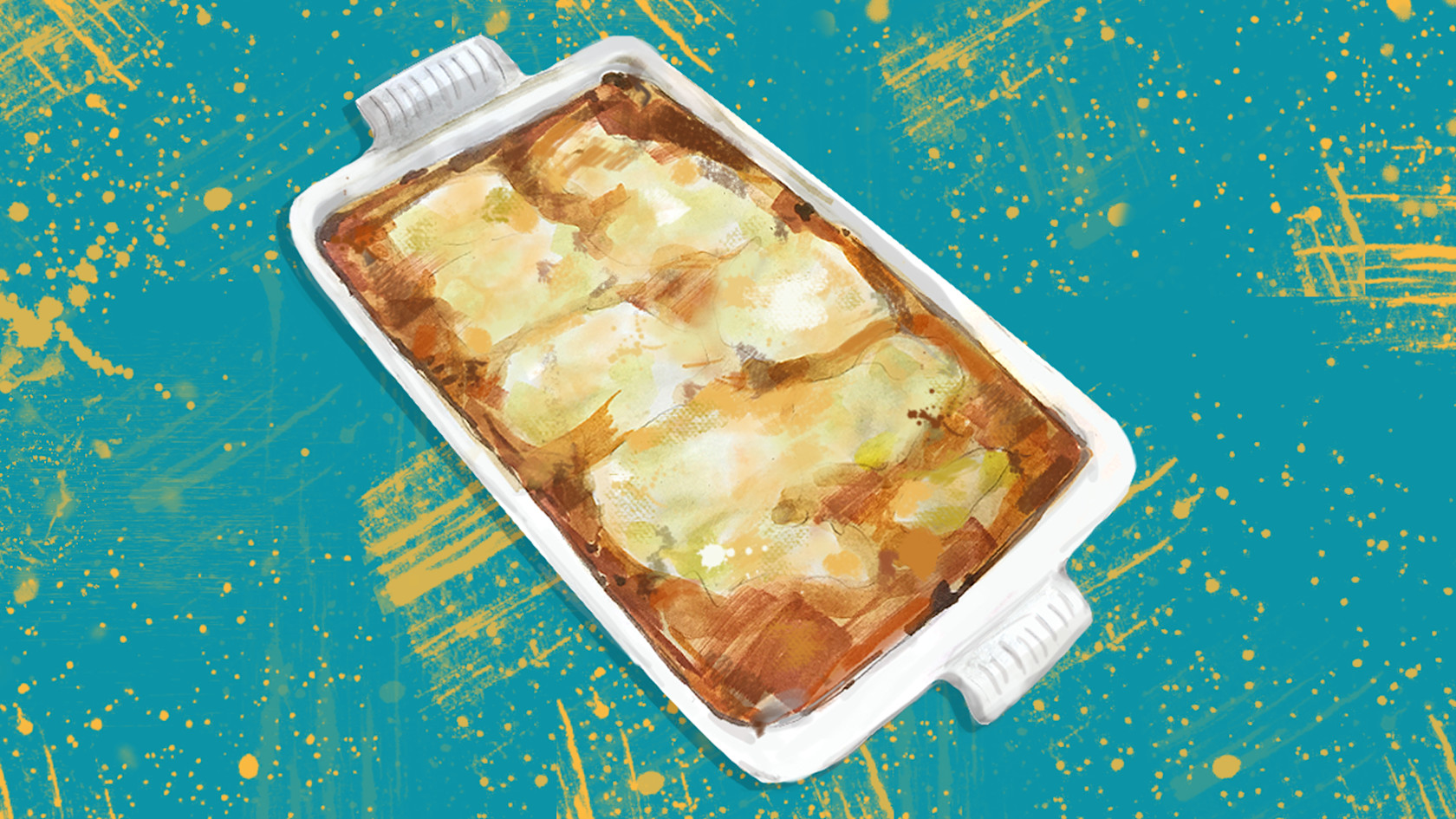 Béchamel Lasagna Story Rain