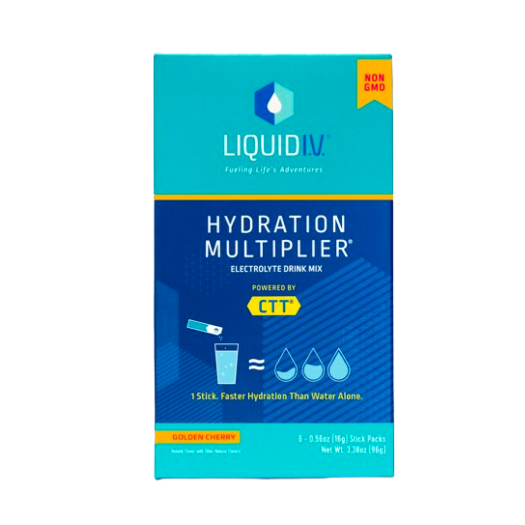 Liquid I.V. - Golden Cherry Electrolyte Powder Packet Drink Mix | Story ...