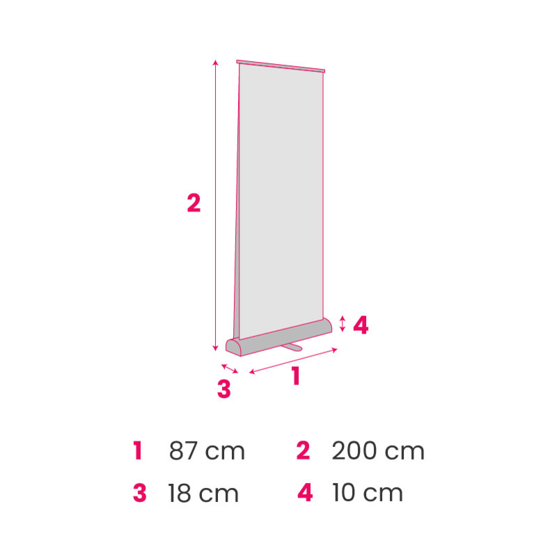 Impression Roll Up Recto Verso - Roll Up Haut de Gamme