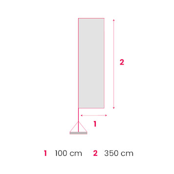 Drapeau Personnalisé Beach Flag | Impression Flag Wind