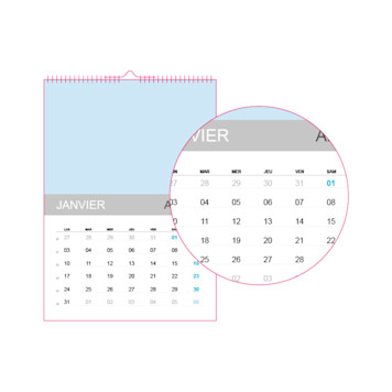 Impression Calendrier Mural Publicitaire - Calendrier Professionnel