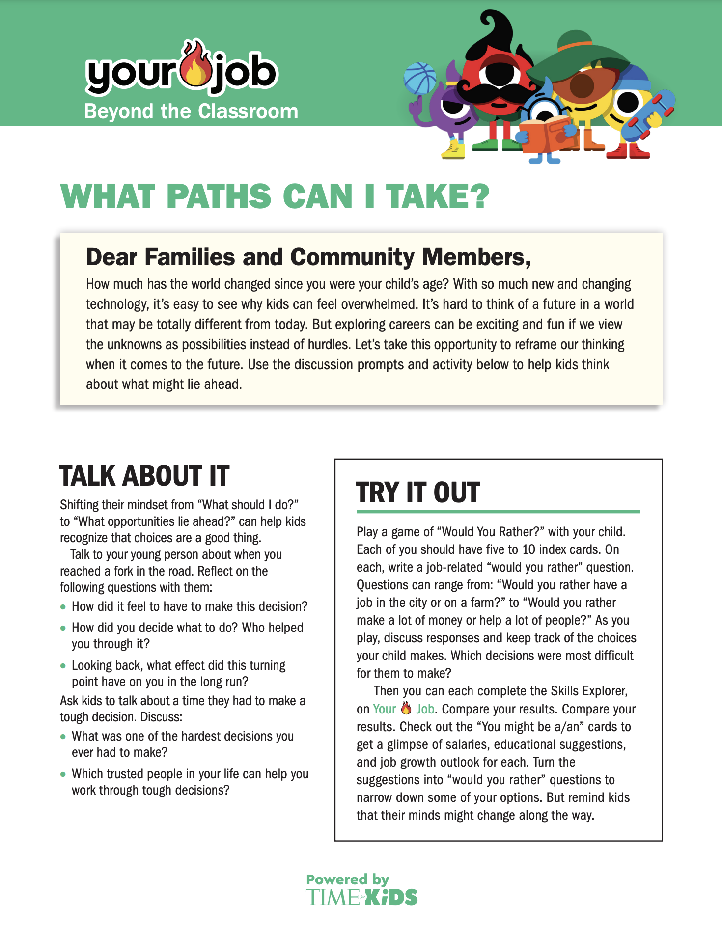 Career Resources for Parents and Teachers | Your 🔥 Job