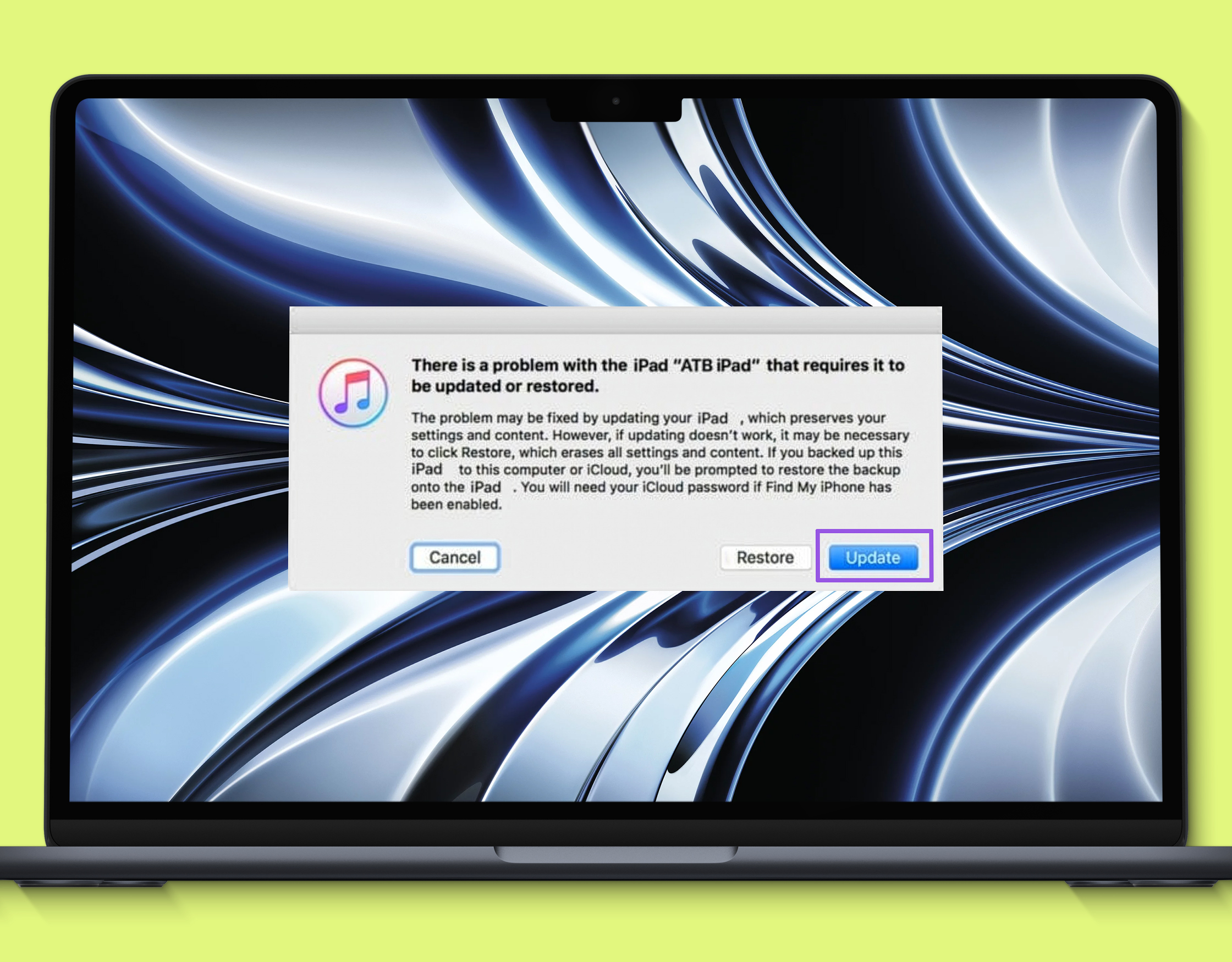 ipad battery icon glitching