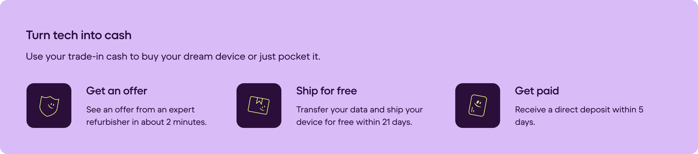 Trade in your smartphones, tablets, gaming consoles, headphones ...