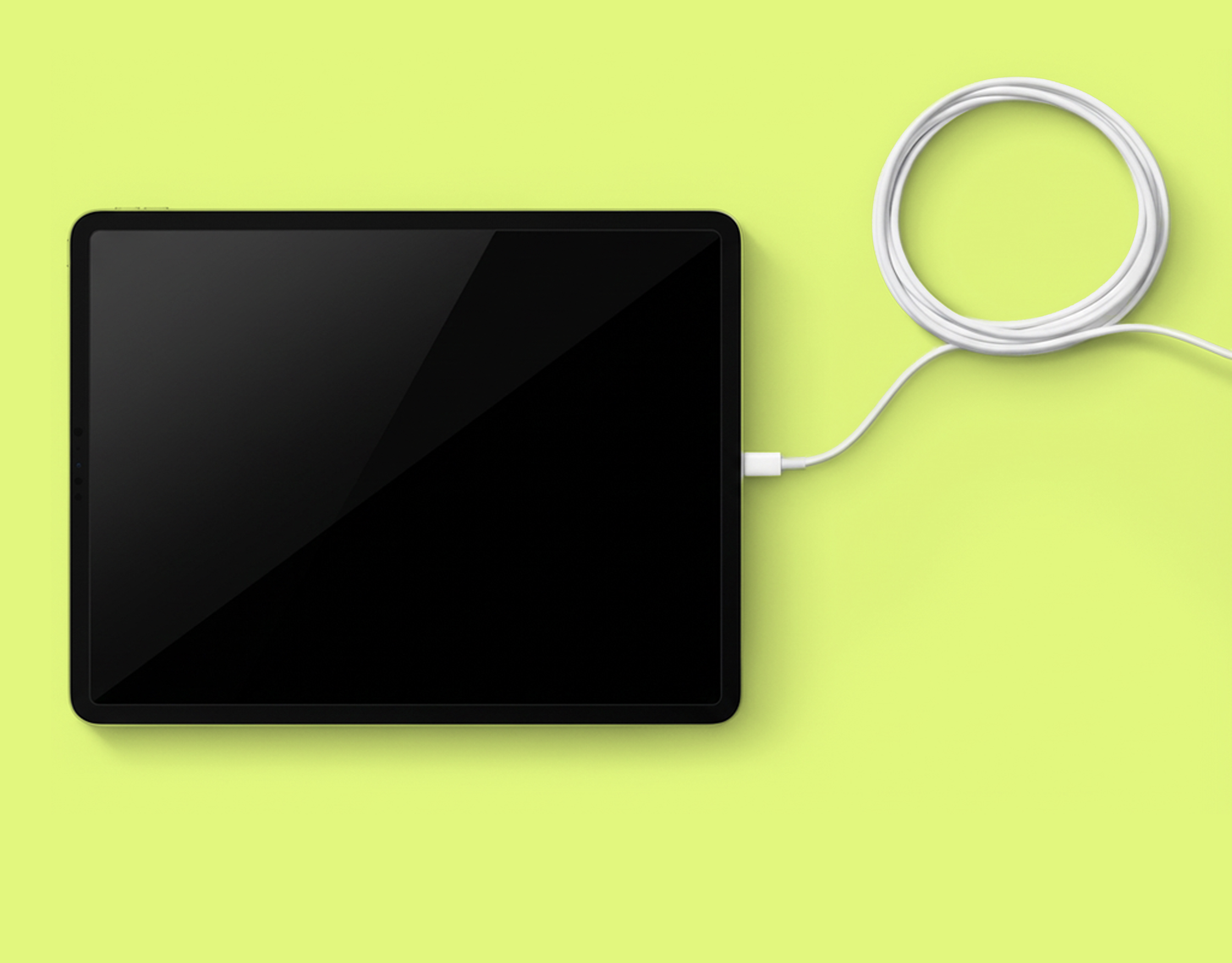 ipad screen not working when charging