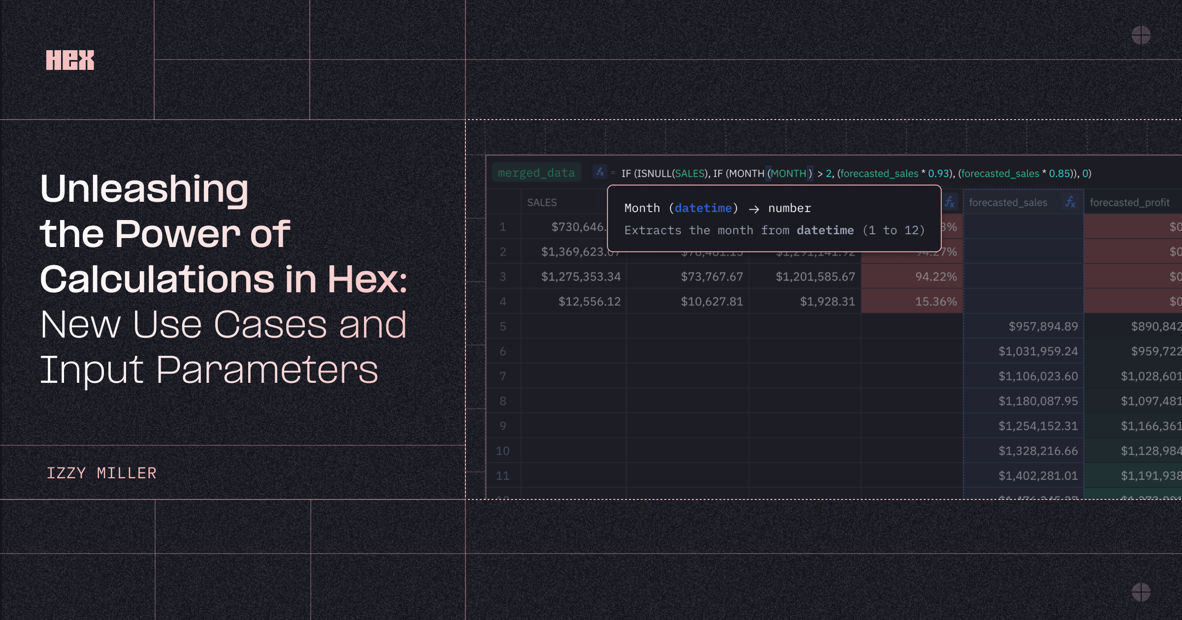 Unleashing the Power of Calculations in Hex: New Use Cases and Input ...