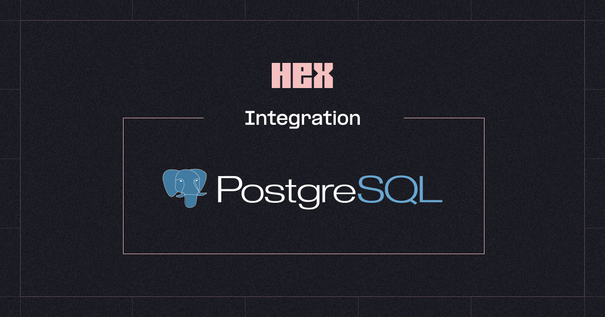 Postgres - Integration | Hex