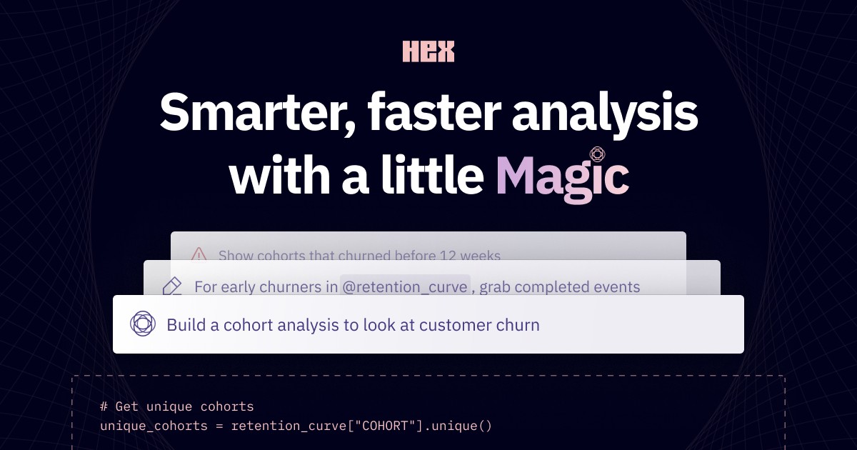 Data is better with a little magic | Hex